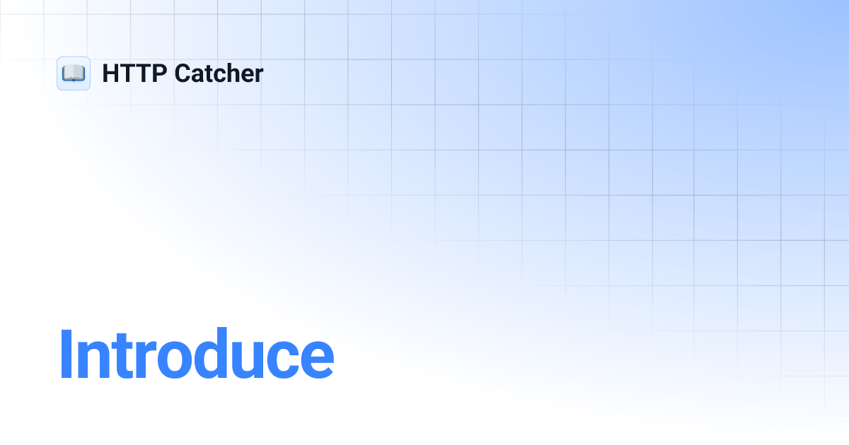 Introduce | HTTP Catcher